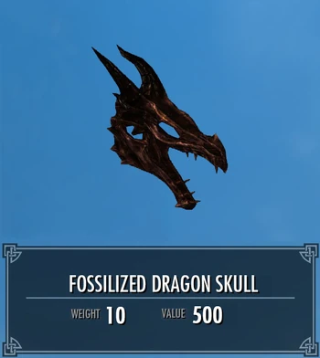 Fossilized Dragon Skull | Legacy of the Dragonborn | Fandom
