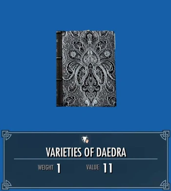 Varieties of Daedra | Legacy of the Dragonborn | Fandom