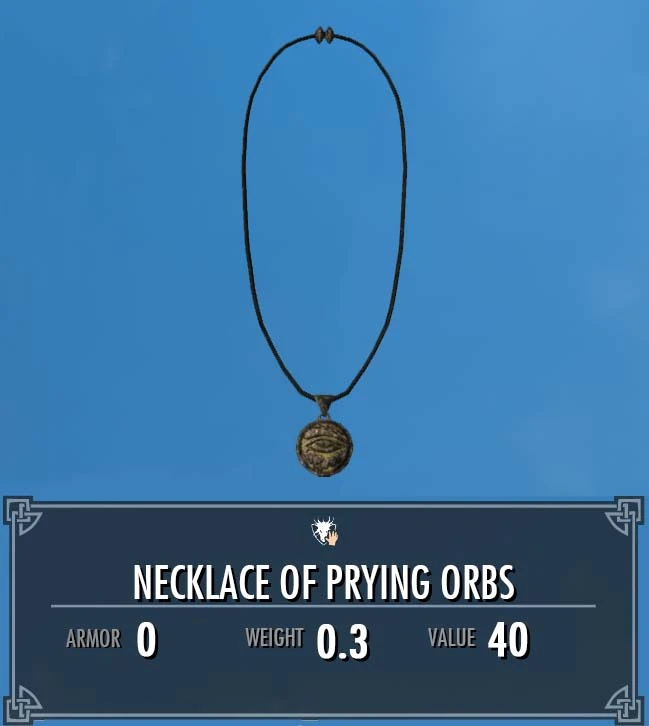 Necklace of Prying Orbs | Legacy of the Dragonborn | Fandom
