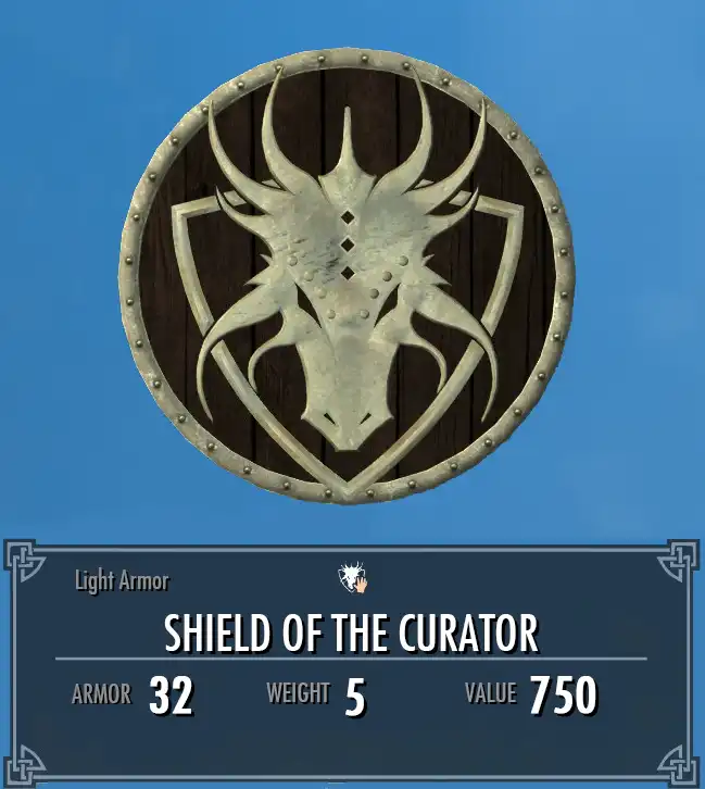 Shield of the Curator | Legacy of the Dragonborn | Fandom
