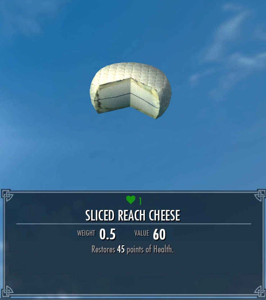 Sliced Reach Cheese | Legacy of the Dragonborn | Fandom