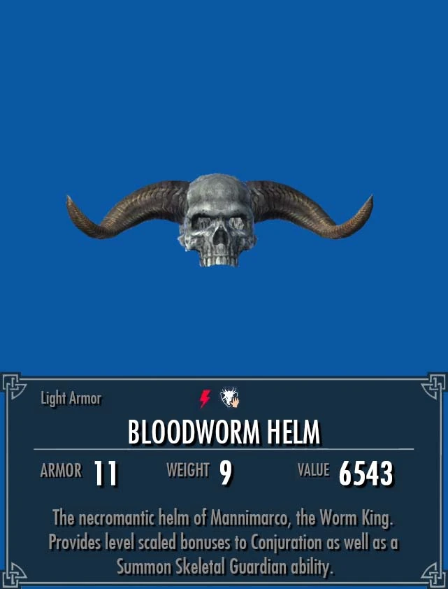 Bloodworm Helm | Legacy of the Dragonborn | Fandom