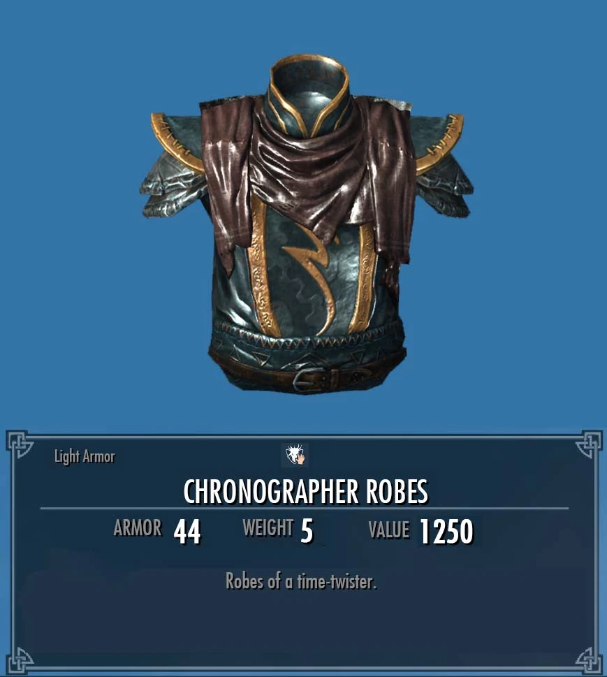 Chronographer Robes | Legacy of the Dragonborn | Fandom