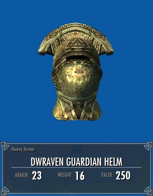 Dwarven Guardian Helm | Legacy of the Dragonborn | Fandom