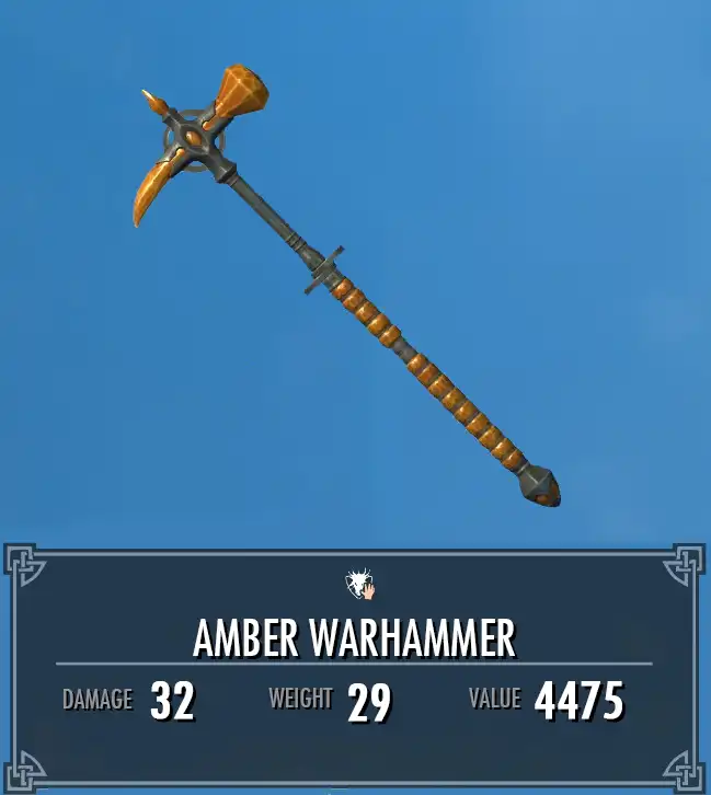 Amber Warhammer | Legacy of the Dragonborn | Fandom