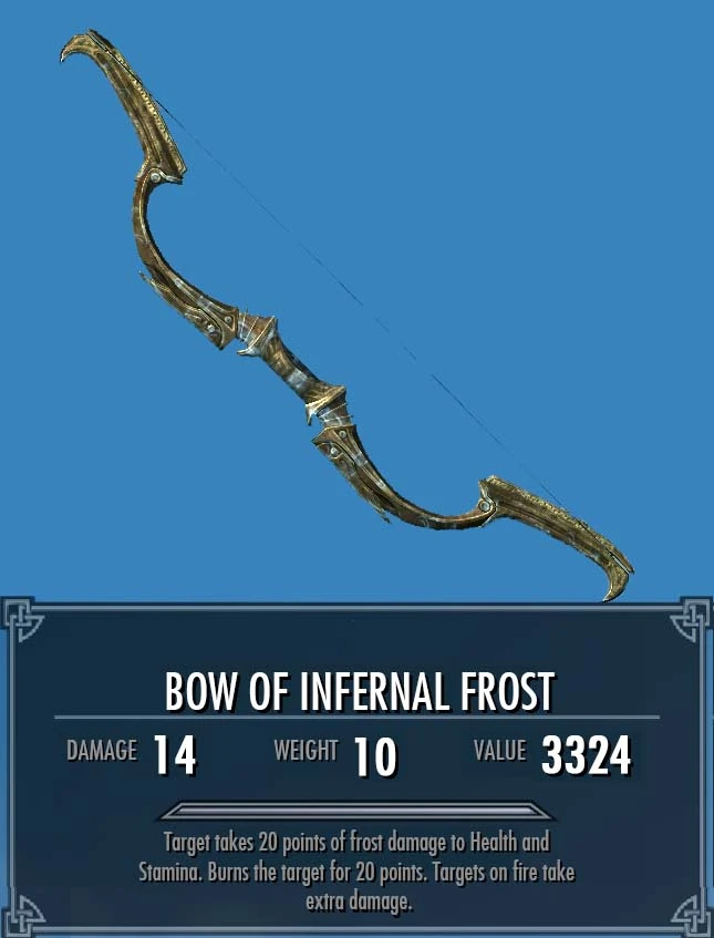 Bow of Infernal Frost | Legacy of the Dragonborn | Fandom