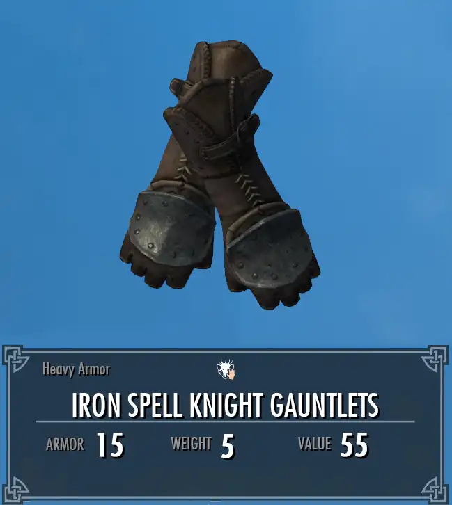 Iron Spell Knight Gauntlets | Legacy of the Dragonborn | Fandom