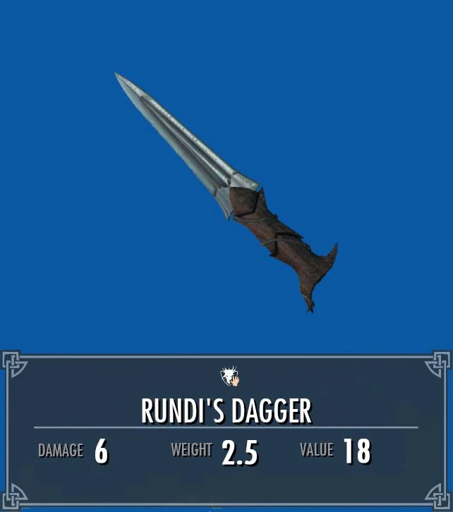 Rundi's Dagger | Legacy of the Dragonborn | Fandom