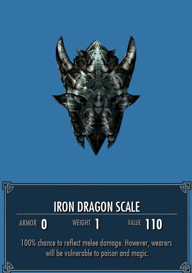 Iron Dragon Scale | Legacy of the Dragonborn | Fandom