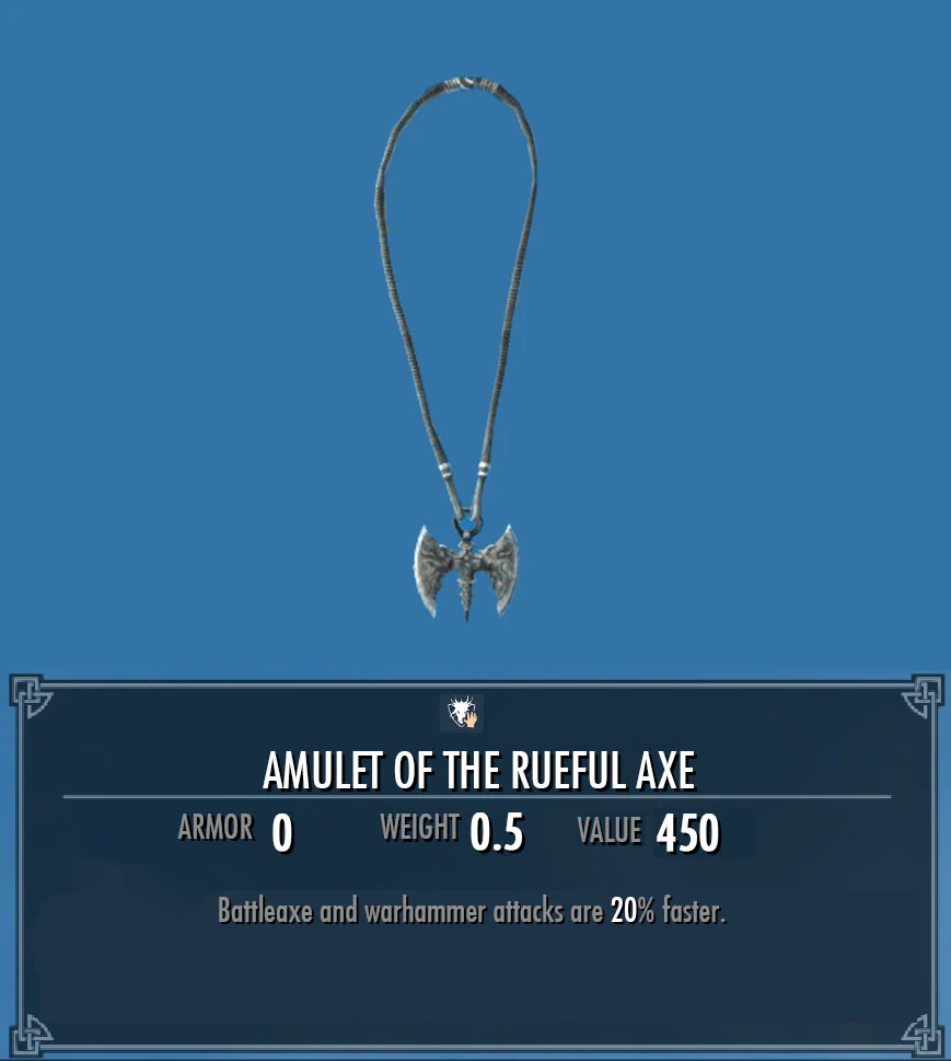 Amulet of the Rueful Axe | Legacy of the Dragonborn | Fandom