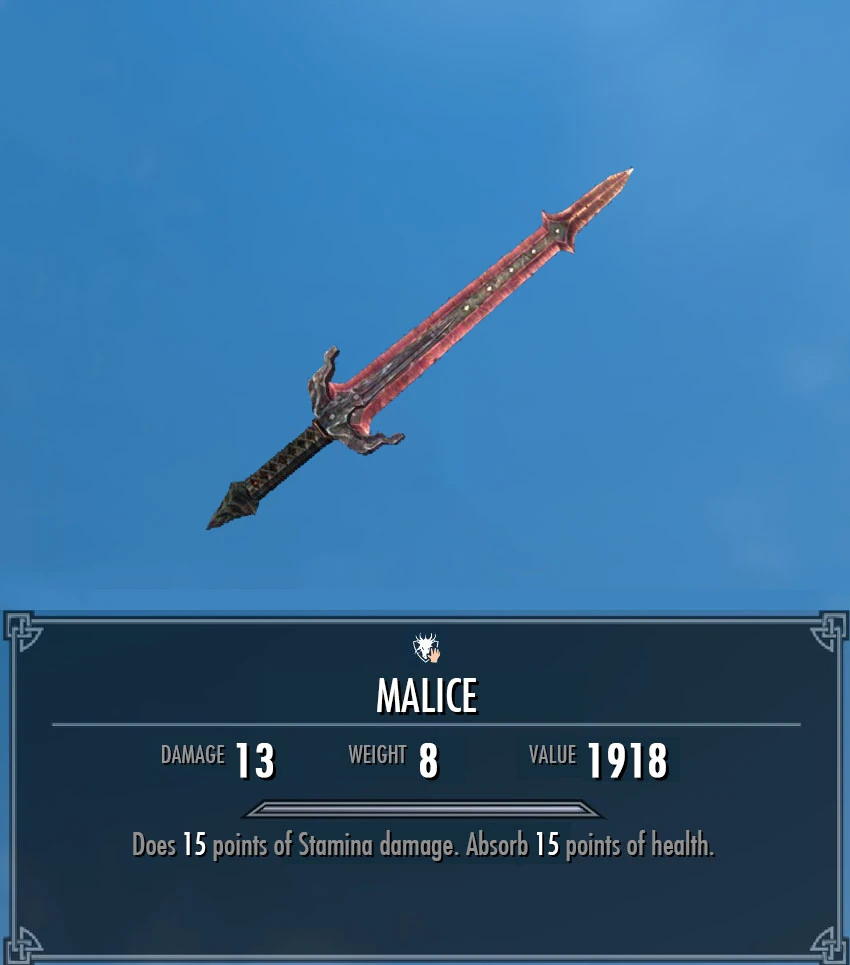 Malice | Legacy of the Dragonborn | Fandom