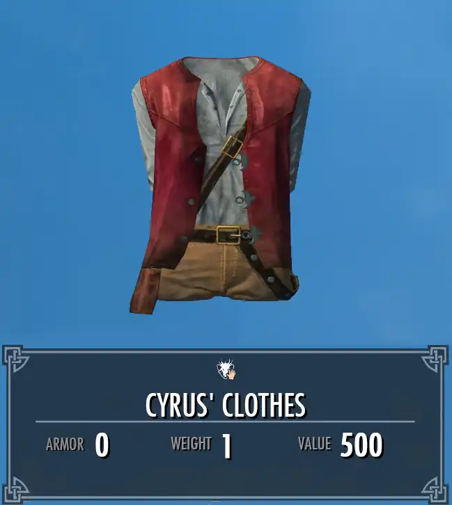 Cyrus' Clothes | Legacy of the Dragonborn | Fandom
