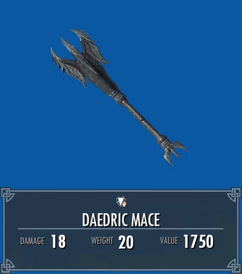Daedric Mace | Legacy of the Dragonborn | Fandom