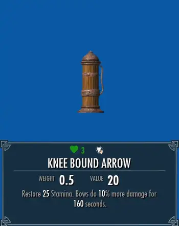 Knee Bound Arrow | Legacy of the Dragonborn | Fandom