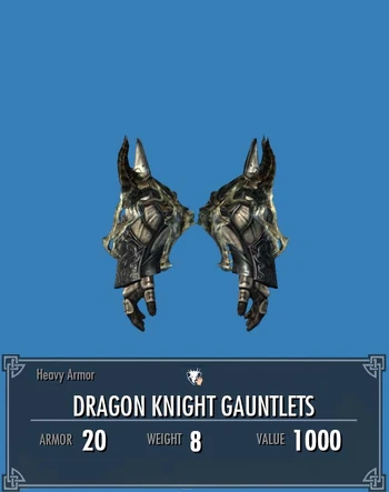 Dragon Knight Gauntlets | Legacy of the Dragonborn | Fandom