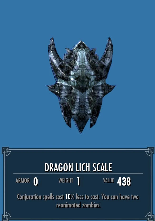 Dragon Lich Scale | Legacy of the Dragonborn | Fandom