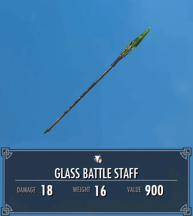 Glass Battle Staff | Legacy of the Dragonborn | Fandom