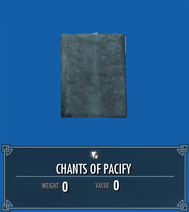 Chants of Pacify | Legacy of the Dragonborn | Fandom