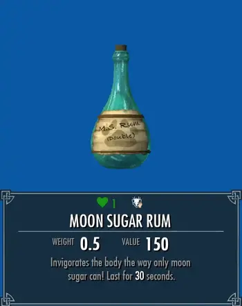 Moon Sugar Rum | Legacy of the Dragonborn | Fandom