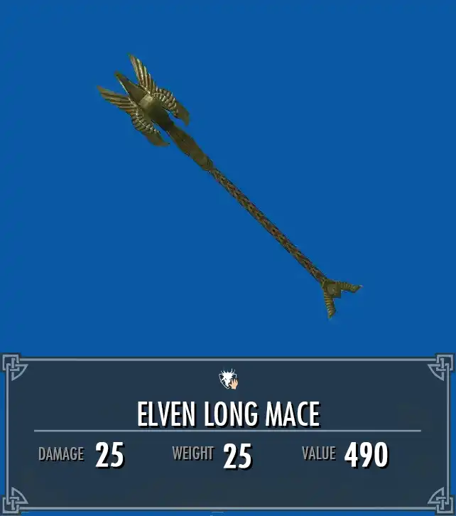Elven Long Mace | Legacy of the Dragonborn | Fandom