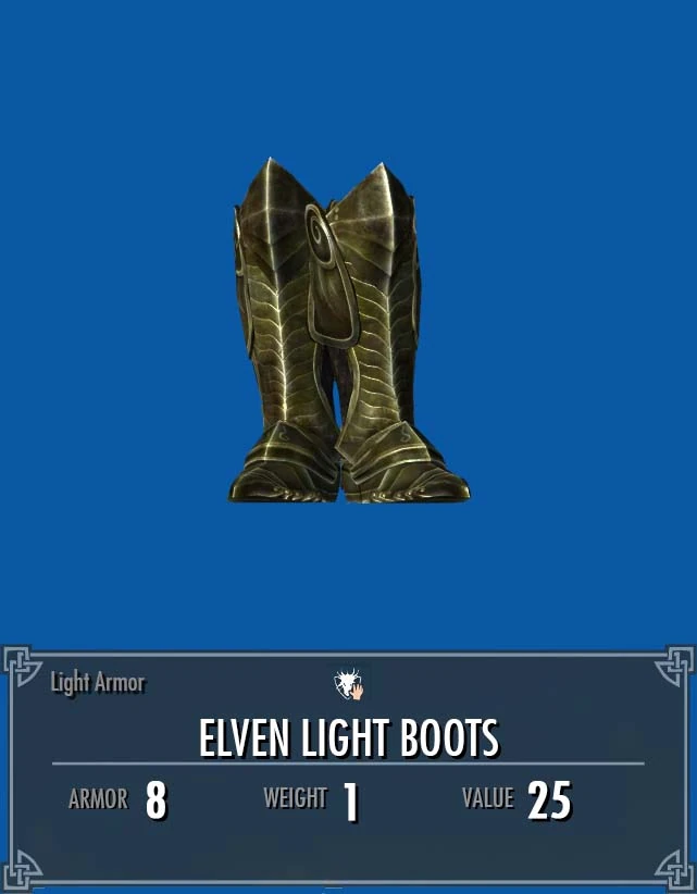 Elven Light Boots | Legacy of the Dragonborn | Fandom
