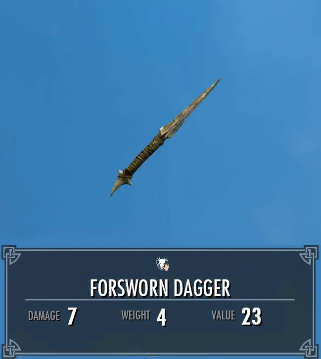 Forsworn Dagger | Legacy of the Dragonborn | Fandom