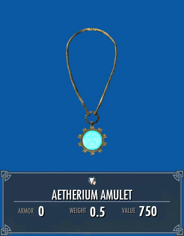 Aetherium Amulet | Legacy of the Dragonborn | Fandom