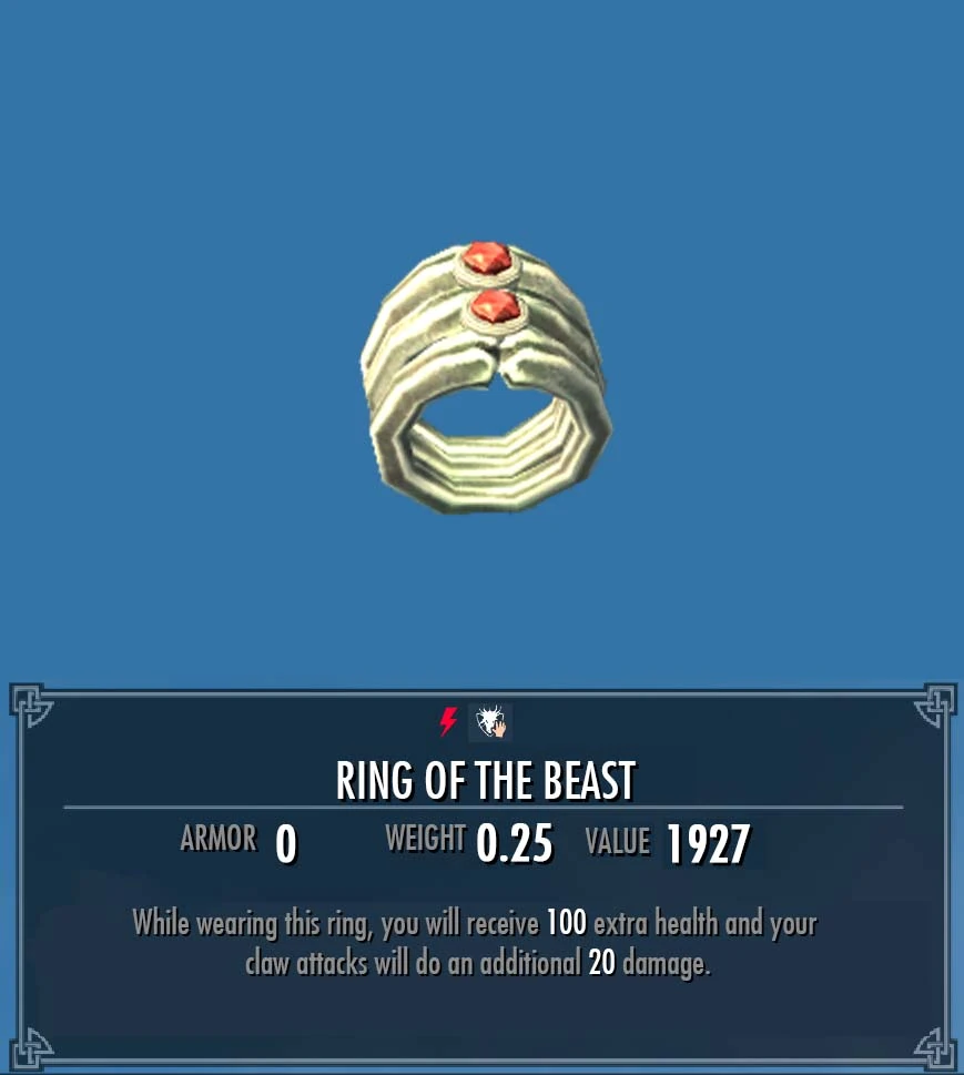 Ring of the Beast | Legacy of the Dragonborn | Fandom