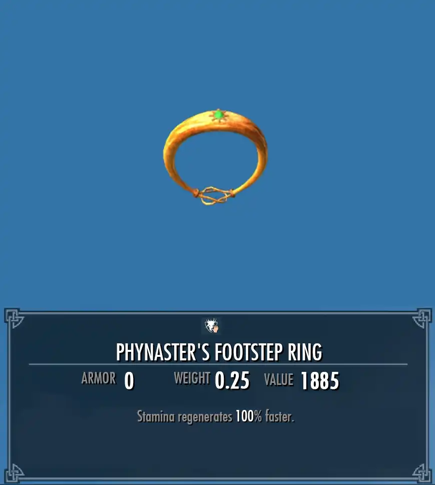 Phynaster's Footstep Ring | Legacy of the Dragonborn | Fandom