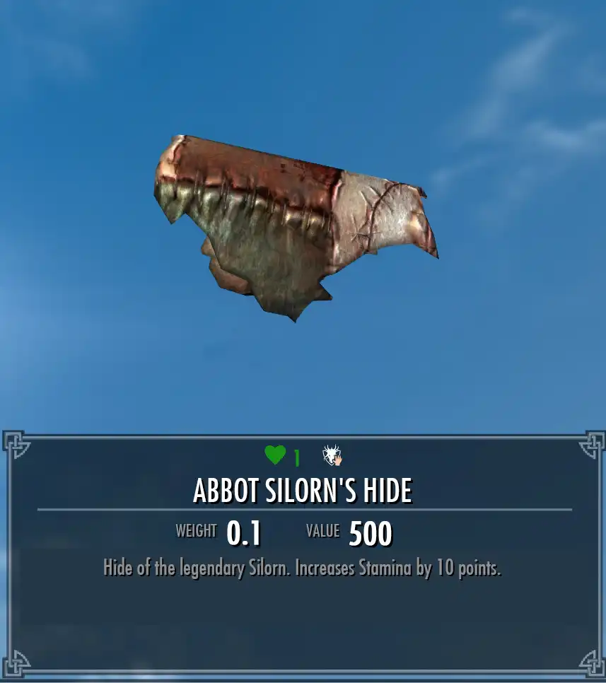 Abbot Silorn's Hide | Legacy of the Dragonborn | Fandom