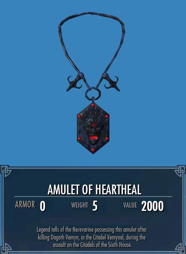 Amulet of Heartheal | Legacy of the Dragonborn | Fandom