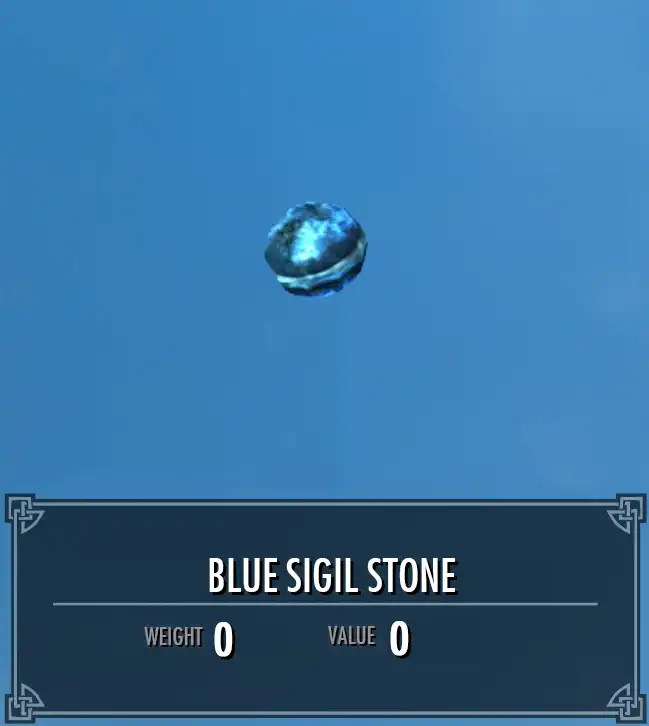 Blue Sigil Stone | Legacy of the Dragonborn | Fandom