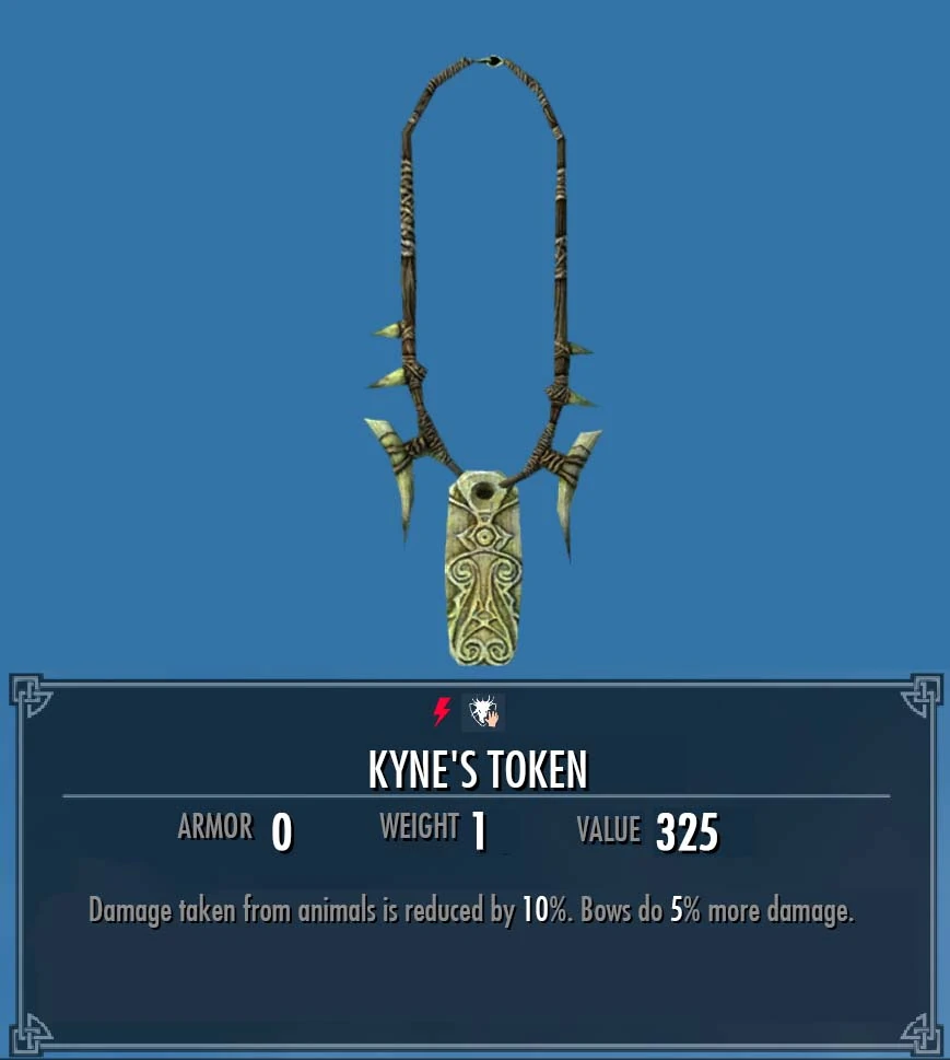 Kyne's Token | Legacy of the Dragonborn | Fandom