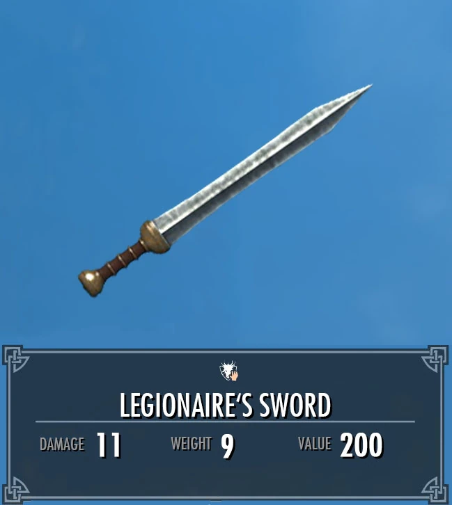Legionaire's Sword | Legacy of the Dragonborn | Fandom