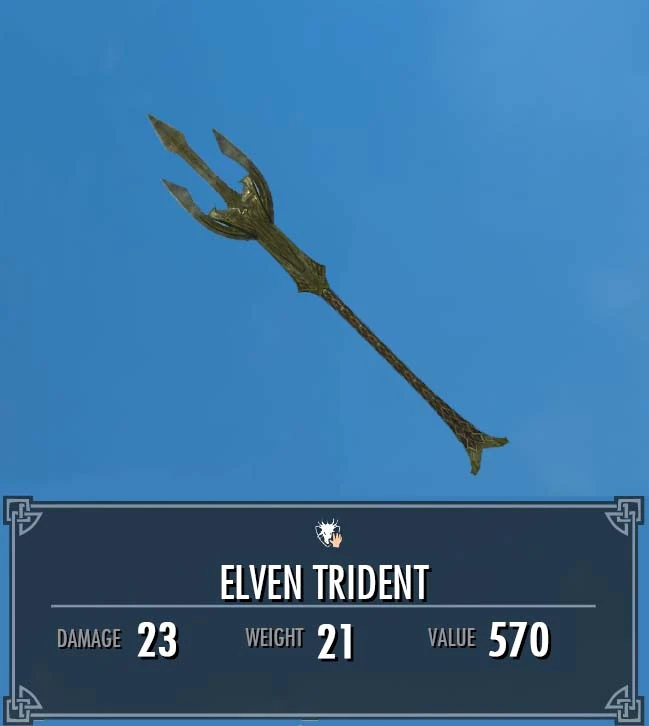 Elven Trident | Legacy of the Dragonborn | Fandom