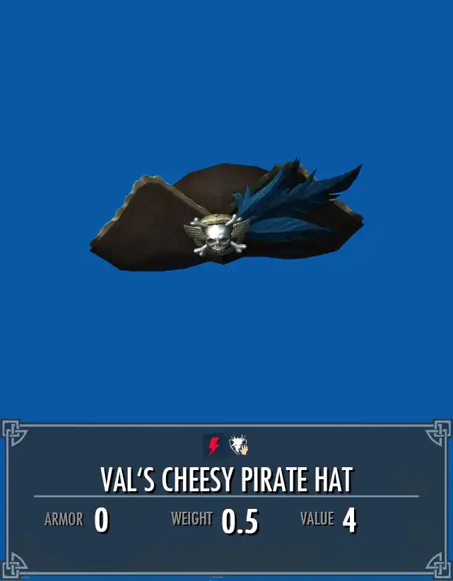 Val's Cheesy Pirate Hat | Legacy of the Dragonborn | Fandom