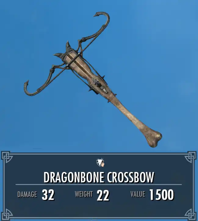 Dragonbone Crossbow | Legacy of the Dragonborn | Fandom