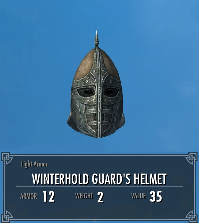 Winterhold Guard's Helmet | Legacy of the Dragonborn | Fandom