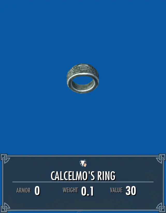 Calcelmo's Ring | Legacy of the Dragonborn | Fandom