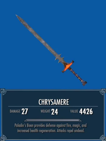 Chrysamere | Legacy of the Dragonborn | Fandom