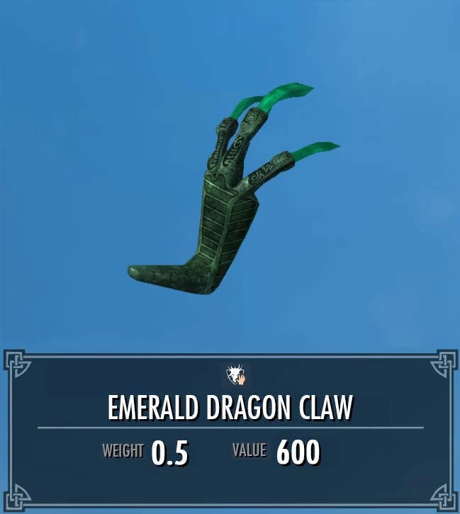 Emerald Dragon Claw | Legacy of the Dragonborn | Fandom