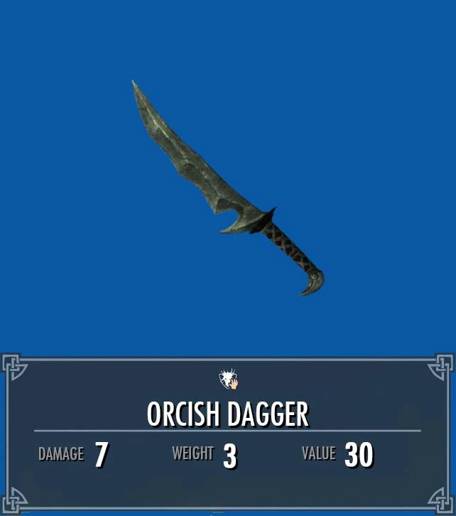 Orcish Dagger | Legacy of the Dragonborn | Fandom