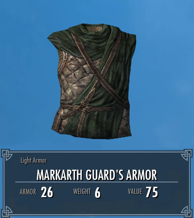 Markarth Guard's Armor | Legacy of the Dragonborn | Fandom