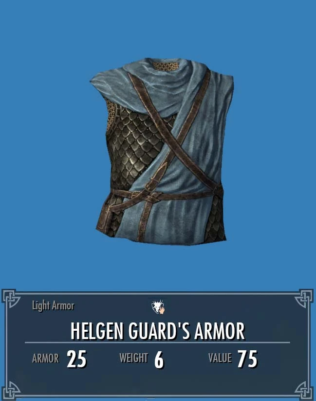 Helgen Guard's Armor | Legacy of the Dragonborn | Fandom