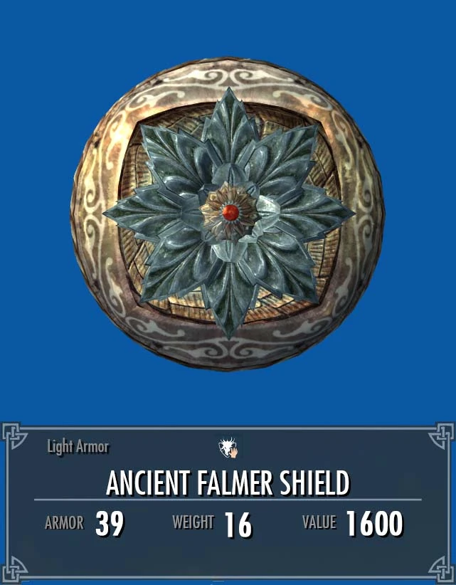 Ancient Falmer Shield | Legacy of the Dragonborn | Fandom