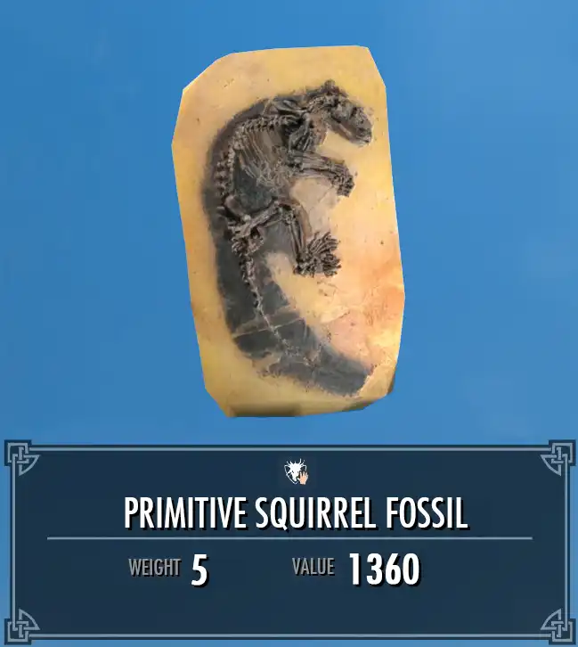 Primitive Squirrel Fossil | Legacy of the Dragonborn | Fandom