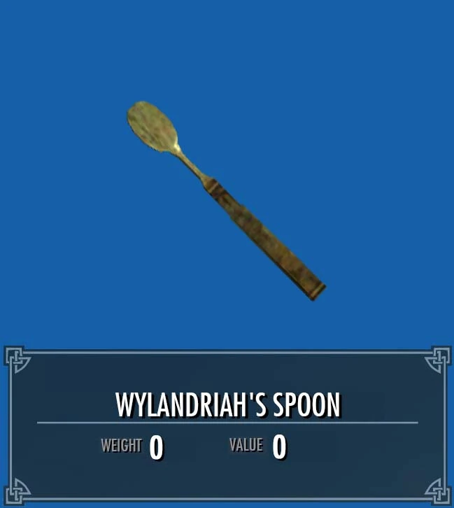 Wylandriah's Spoon | Legacy of the Dragonborn | Fandom