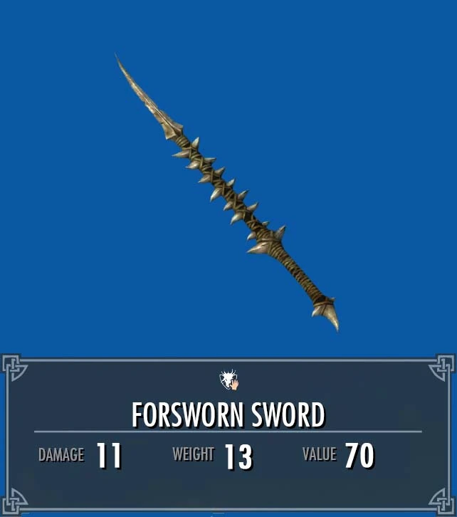 Forsworn Sword | Legacy of the Dragonborn | Fandom