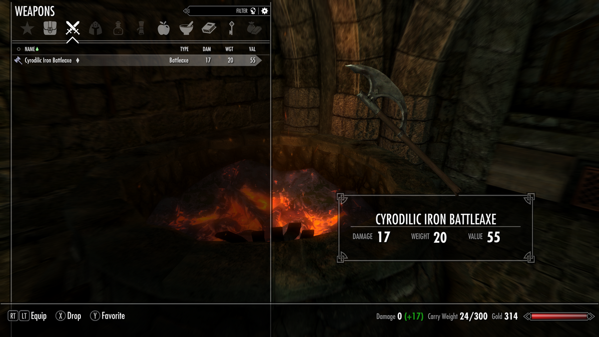 Cyrodilic Iron Battleaxe Legacy Of The Dragonborn Fandom