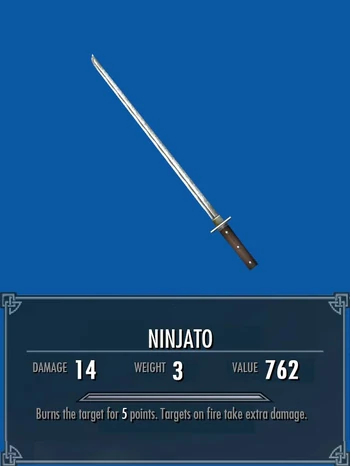 Ninjato | Legacy of the Dragonborn | Fandom